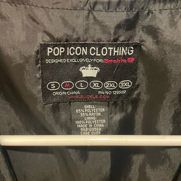 Other | Pop Icon Clothing Black Vest | Poshmark